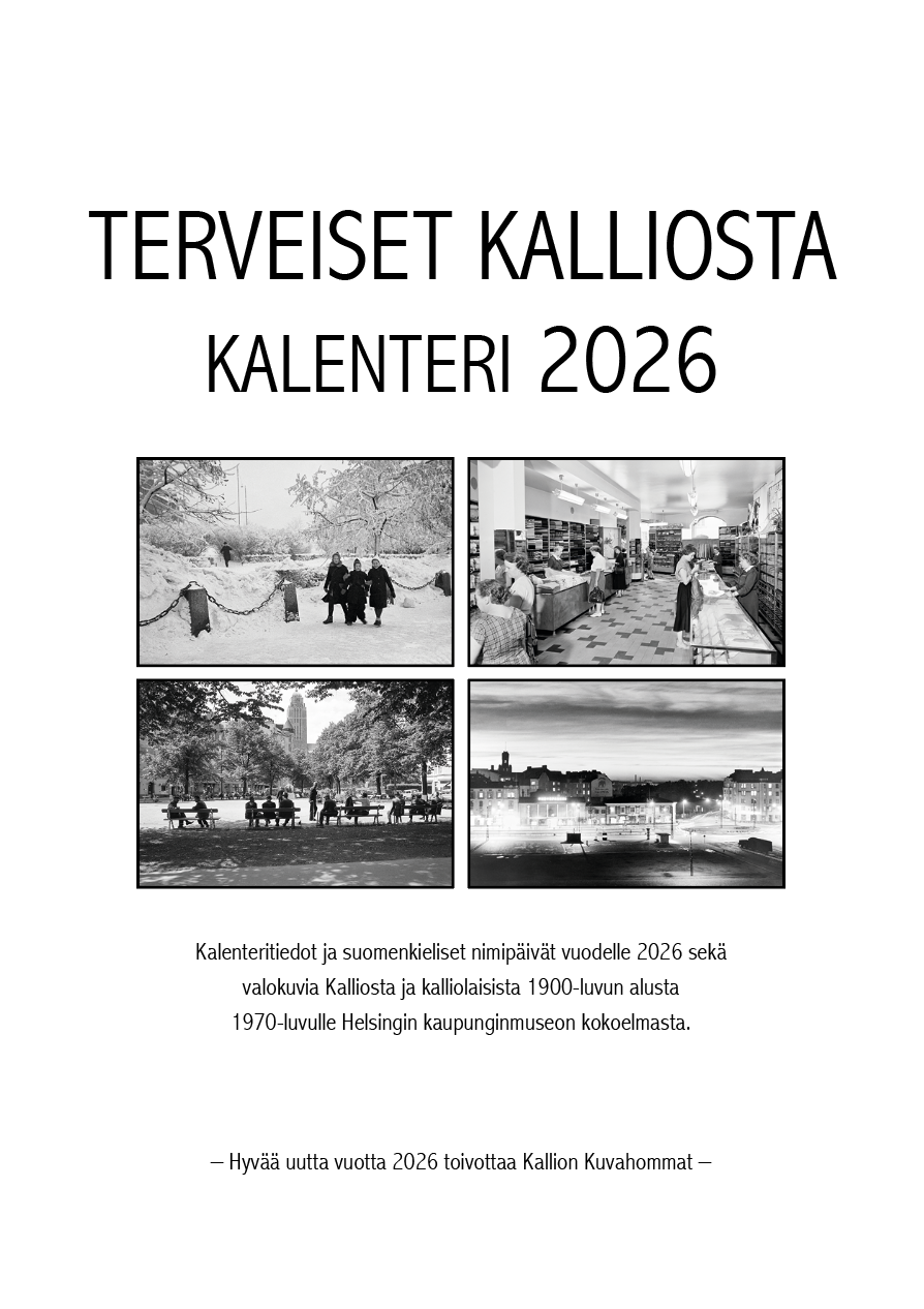 Myydään Terveiset Kalliosta -kalenteri 2026 - Kallion Kuvahommat